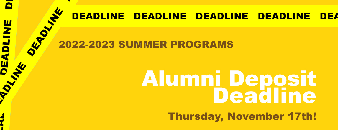 Insta Alumni Deposit Deadline Summer 2022 | Broadway Artists Alliance